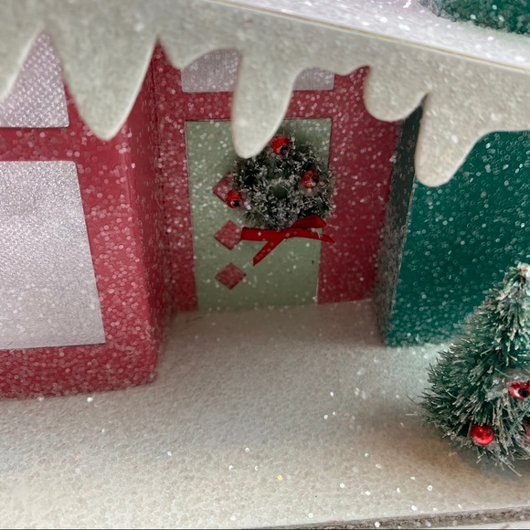 Retro | Holiday | At Home Mod Mrs Clause Mcm Putz House Red Kitsch ...